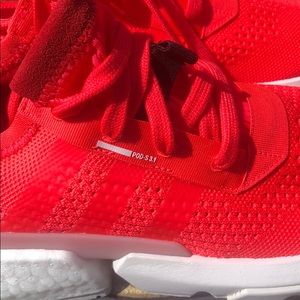 adidas | Shoes | Adidas Originals Pods3 Shock Red Retro | Poshmark